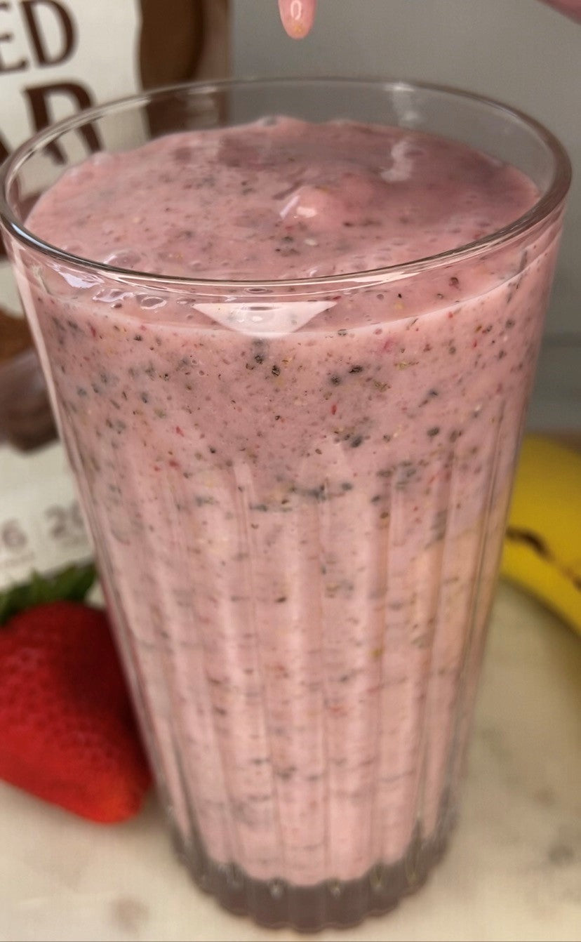 Javamelts Mocha, Banana, Strawberry Smoothie – JAVAMELTS